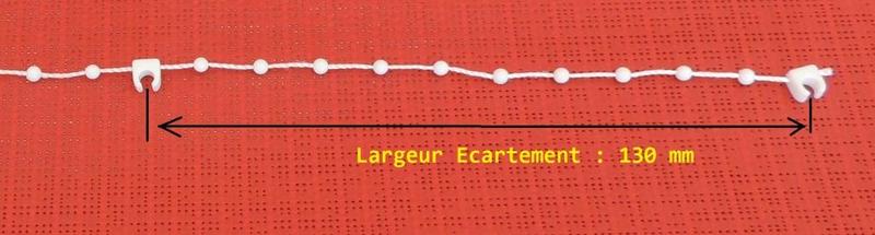 Chainette store californien ou chainette store lamelle verticale 127mm