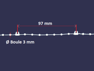 Chainette store pour californien ou pour store vertical 89 mm